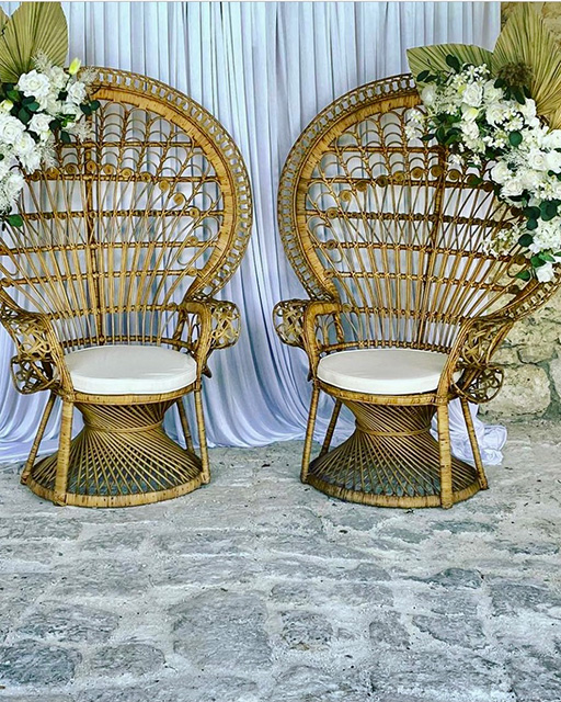 Fauteuil Emmanuelle en Rotin – Leed-events